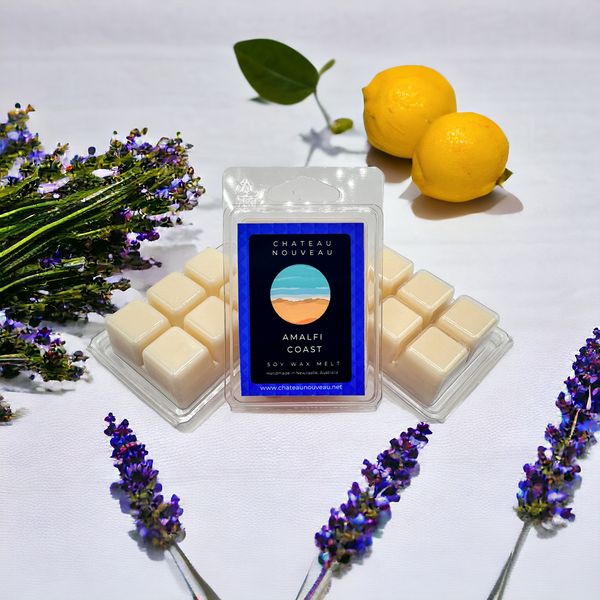 Amalfi Coast-Clamshell-75g-Chateau Nouveau-Soy Wax